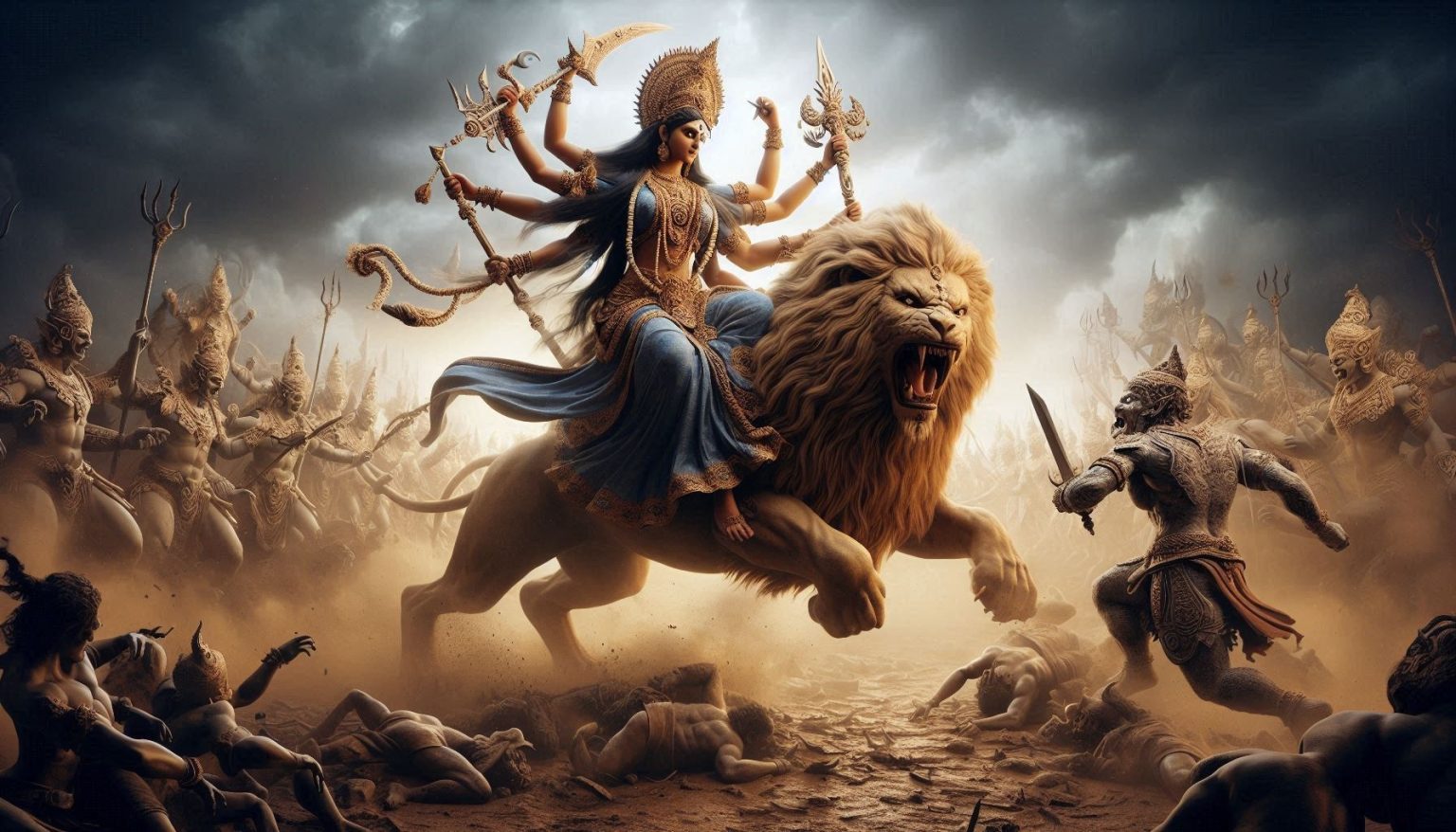 The Legend Of Goddess Durga And Mahishasura • Happy Vijayadashami! 2026